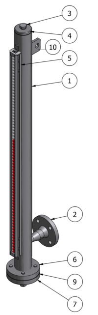 Magnetic Level Gauge Model MLA‐10 - MLG Instruments