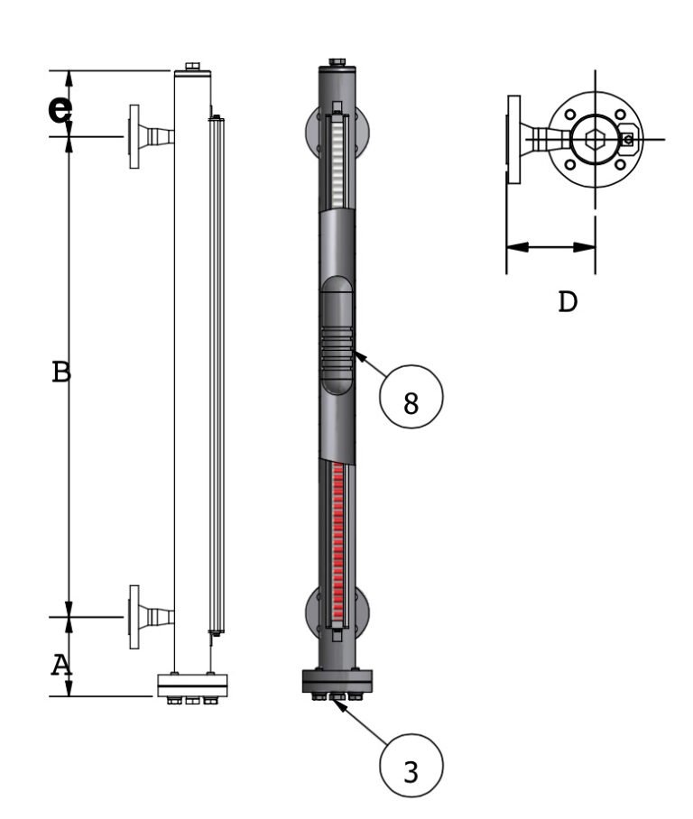 Magnetic Level Gauge Model MLB‐10 - MLG Instruments